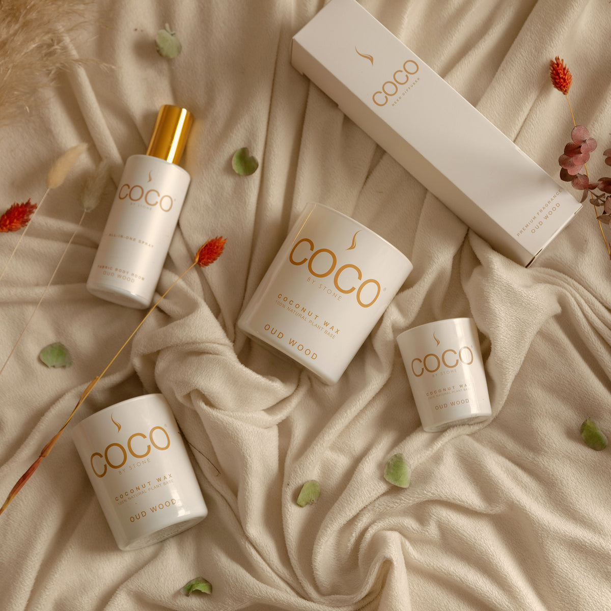 COCO Coconut Wax Candles | Coconut Candles | Stone Candle Bar