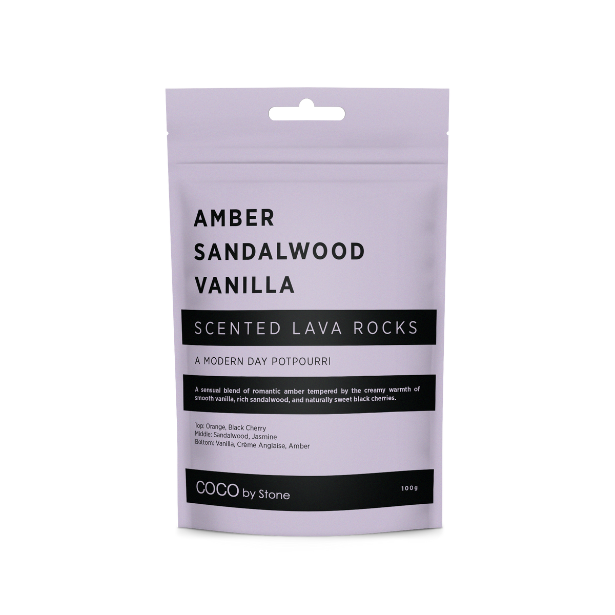 Scented Lava Rocks (Amber | Sandalwood | Vanilla) — Stone Candles