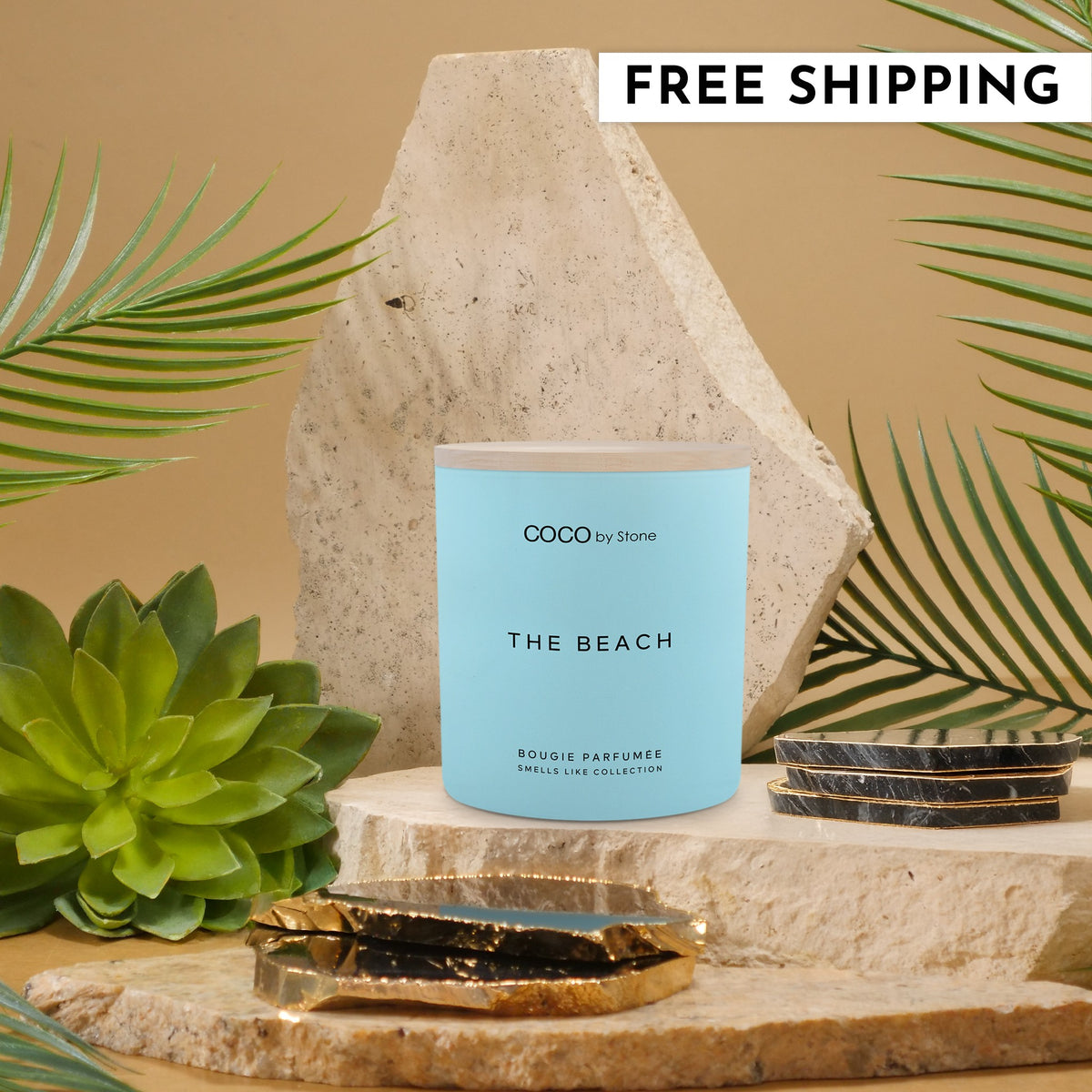 11oz Smells Like The Beach Candle — Stone Candles