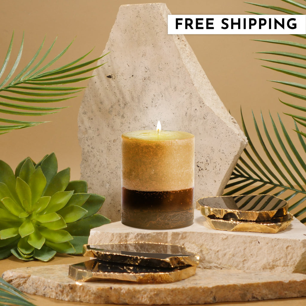 Scented Pillar Candles | Scented Pillar Candles | Candle Bar — Stone ...