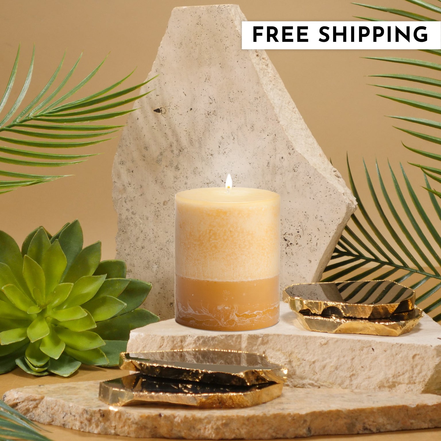 Scented Pillar Candles | Scented Pillar Candles | Candle Bar — Stone ...